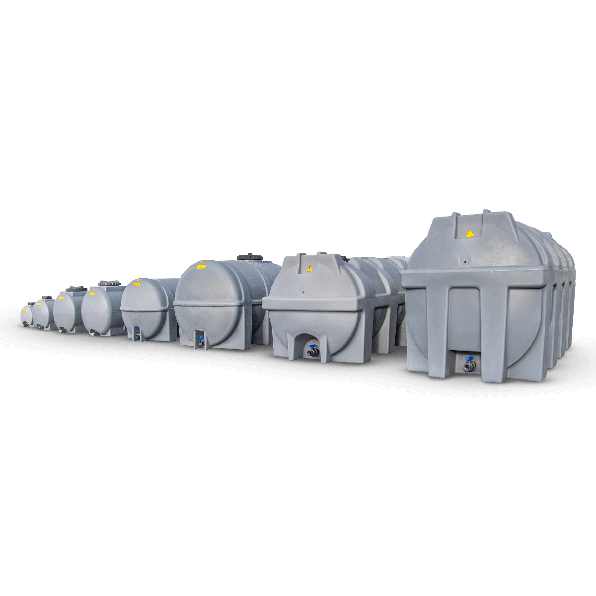 Grüner PEHD-Tank 5000 l, Dichte 1300 kg/m3 (EP) | Wassertank - PEHD | Tanks