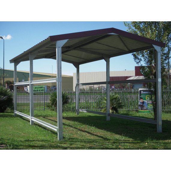 Wohnwagenunterstand im Bausatz mit einfacher Neigung 8M x 4M03 ...